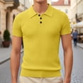 Afdoent Men's Polo Shirts Classic Short Sleeve Knit Casual Shirt Summer ...