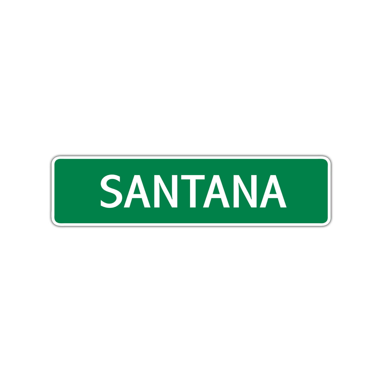Santana Boys Children Name Letter Printed Wall Plaque Decoration Label ...
