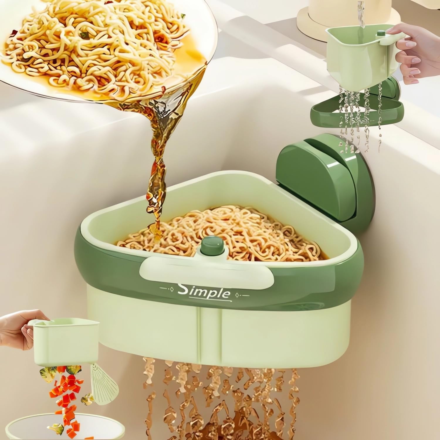 Click here for Febohao Suction Cup Sink Corner Rack 2026 Upgrade... prices