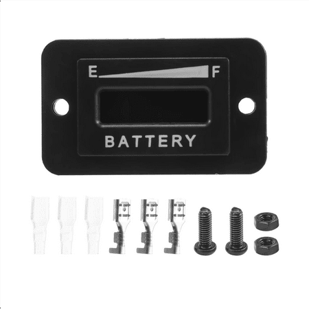 Symkmb Golf Cart Battery Meter 48V LED Battery Indicator Battery Gauge ...