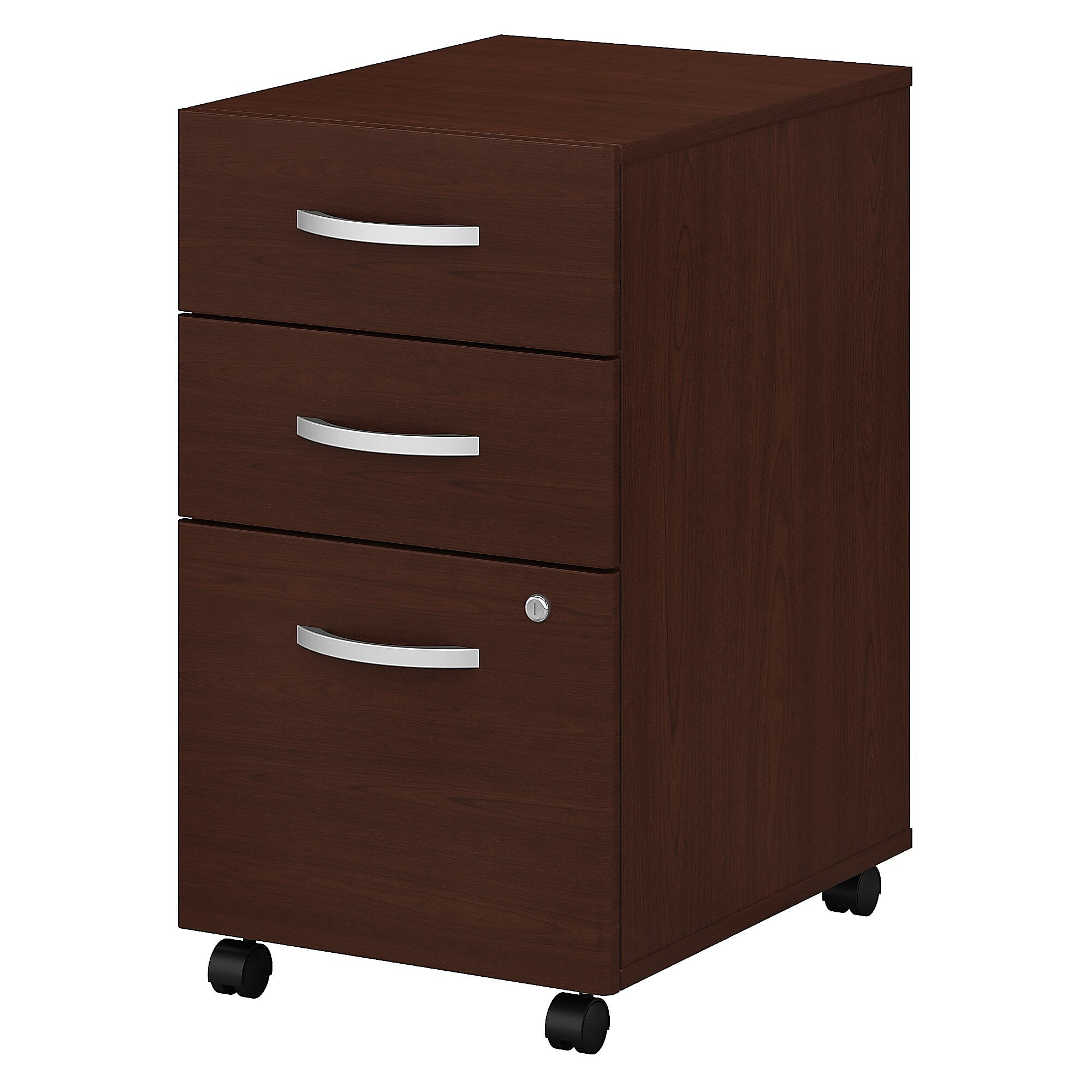 Bush Business Furniture 3-Drawer Vertical File Cabinet Locking Ltr/Lgl ...