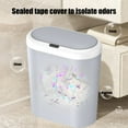 CQCYD Dual Mode Sensor Trash Can, Touchless Automatic Kitchen Bin ...