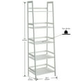 WTZ 5-Tier Bookshelf, Versatile Ladder Bookcase for Living Room ...