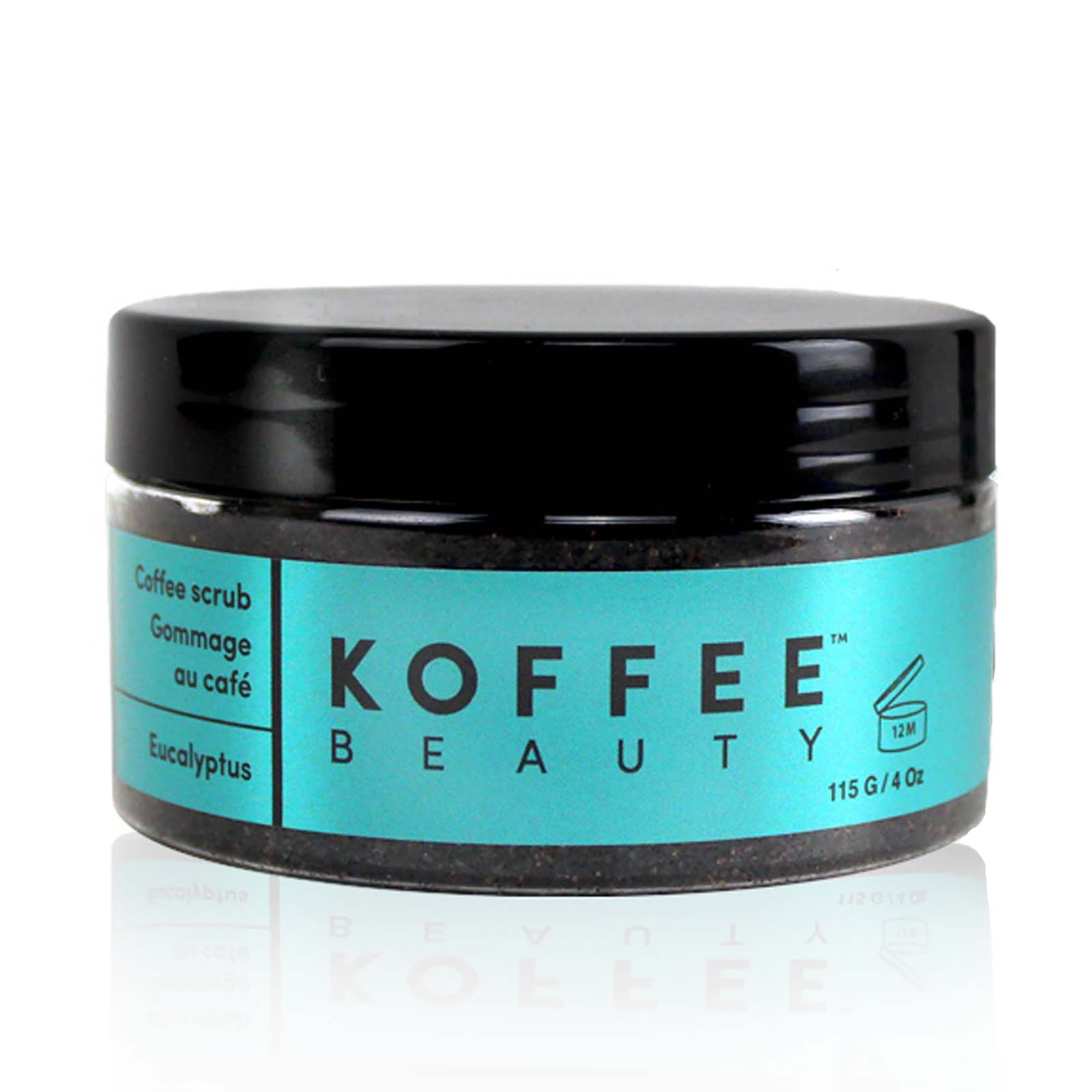 Koffee Beauty Coffee Scrub, Body Scrub for Women, Eucalyptus, 4 oz ...