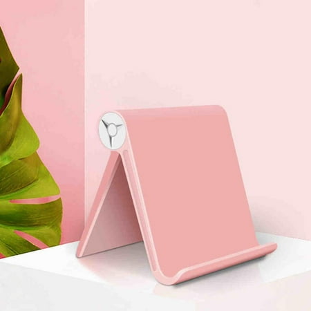 Foldable Adjustable Angle Desk Mount Tablet Holder Stand, Pink Color ...