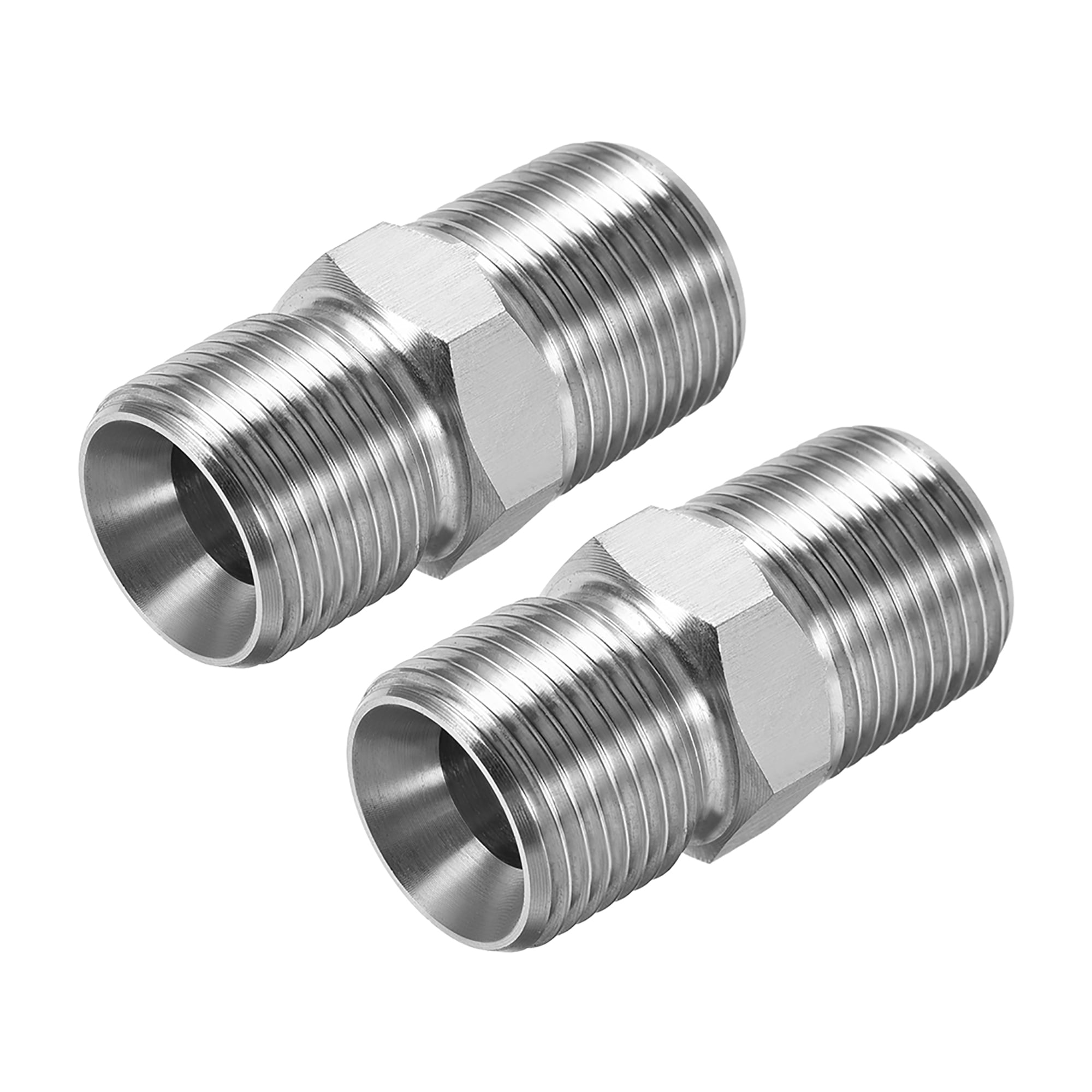 Unique Bargains Male Threaded Joint G3/8 Male x G3/8 Male 304 Stainless ...