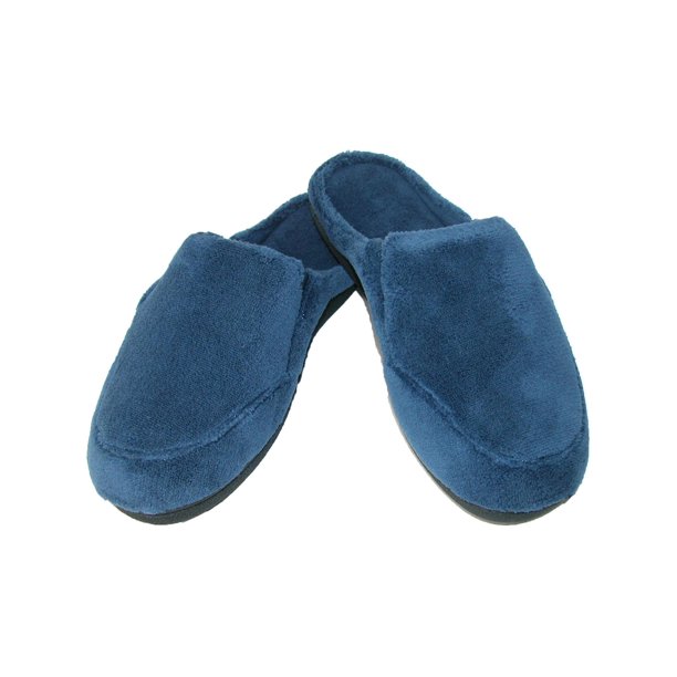 Isotoner Microterry Open Back Clog Slippers (Men) - Walmart.com