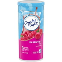 Crystal Light Flavored Drink Mix, Raspberry Ice, 30 .08oz Packets/Box ...