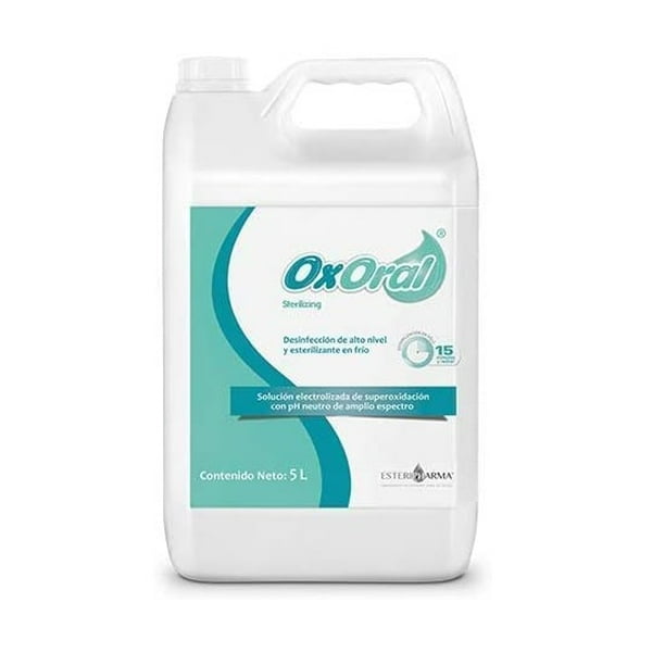 Oxoral Sterilizing Solución Desinfectante En Frio 5L | Bodega Aurrera ...
