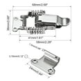 Uxcell 304 Stainless Steel Spring Loaded Toggle Latch Catch Clamp 68mm ...