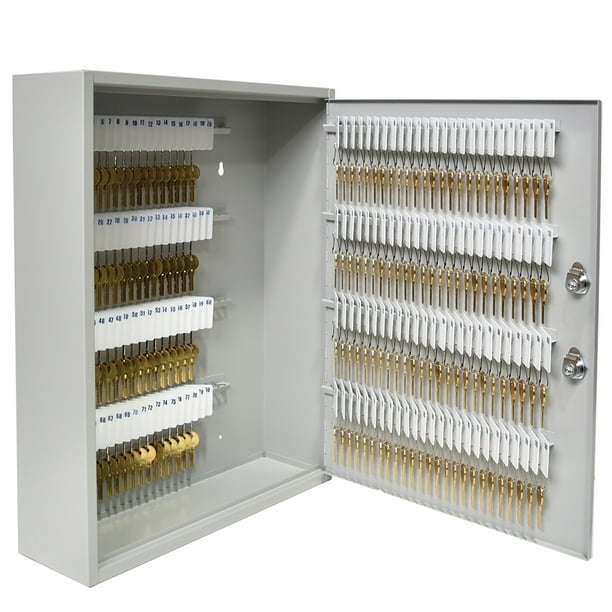 BankSupplies Fort Knox 200 Key Cabinet | Dual Lock Control Key Box | 22 ...