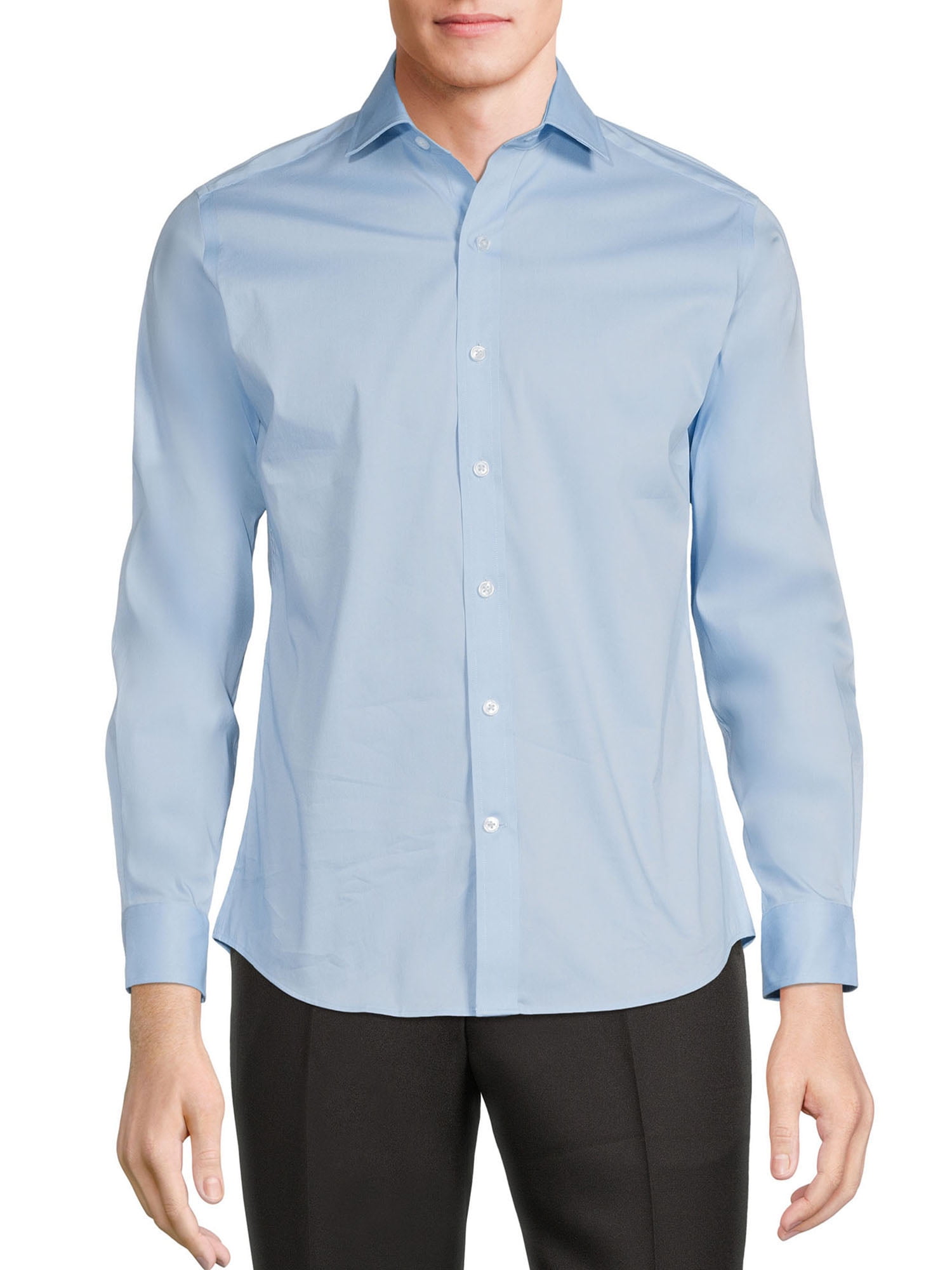 George Men's Modern Fit Dress Shirt - Walmart.com
