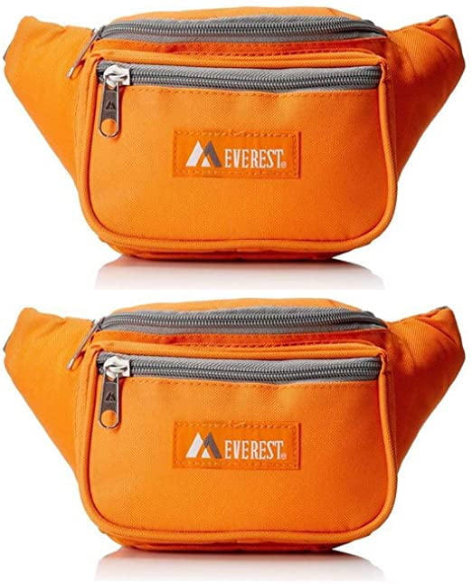 Everest Signature Waist Fanny Pack Sets of Two Small - Orange - Walmart.com
