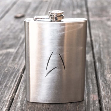Hip Flask Plus 8oz Bluebonnet - Texas Flask - Leak-Proof & Botanical ...