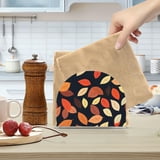 Ryvnso Autumn Fall Leaf Acrylic Napkin Holder Table Kitchen Paper ...