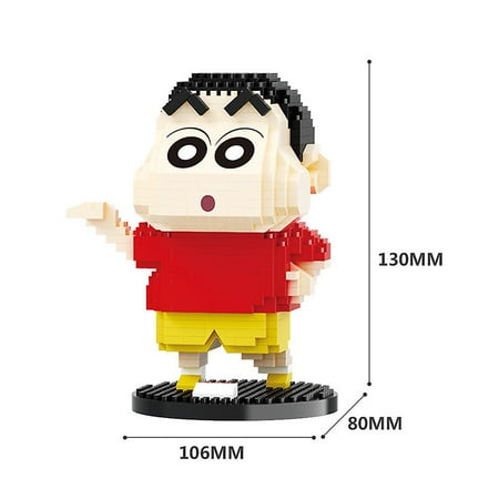 Anime Crayon Shin-chan Character Model Building Block Set Educational ...