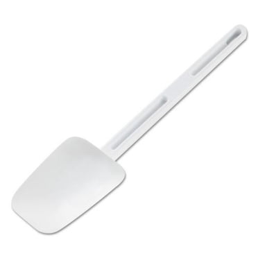 Rubbermaid Commercial Spoon-Shaped Spatula, 9 1/2 in, White - Includes ...