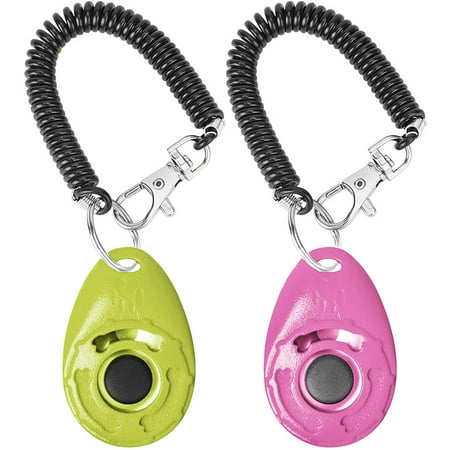 Clicker dog training device pet training device 2-piece set (grass ...
