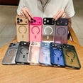 Matte Camera Protection Magnetic Phone Case for iPhone, Compatible with ...