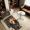 500+ Saves! Floral Washable Area Rug Soft Non Short Pile Floor Carpet ...