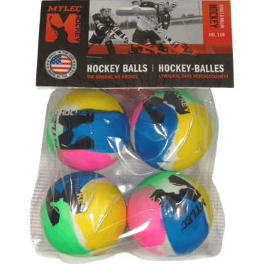 Mylec Hot Weather Hockey Balls, 4 Pack, Red - Walmart.com