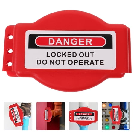 Gate Valve Lockout, Antiaging PA Lockout Tagout Valve Lock For Gas ...