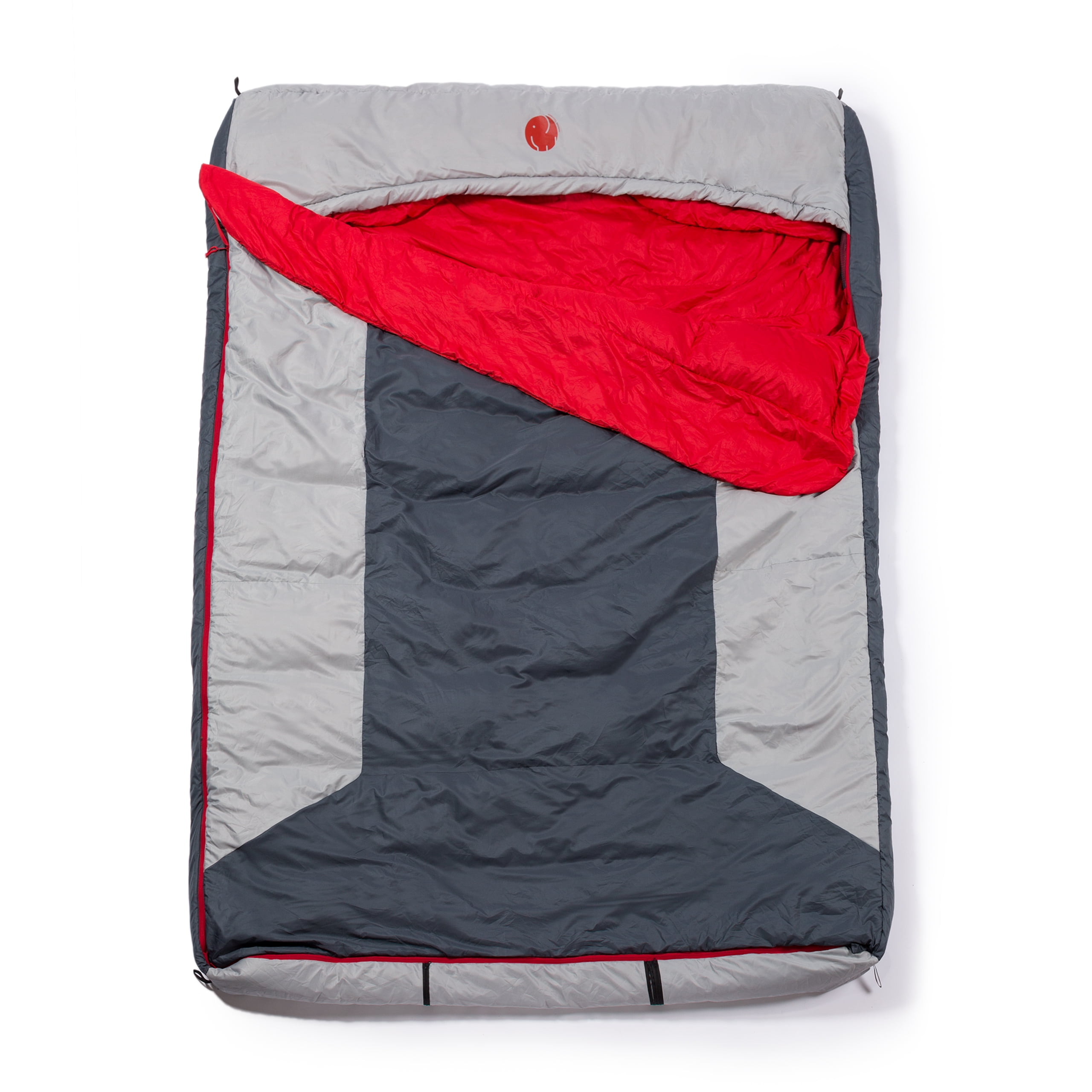 OmniCore Designs 10F / Red Double Wide Hooded Rectangular Sleeping Bag ...