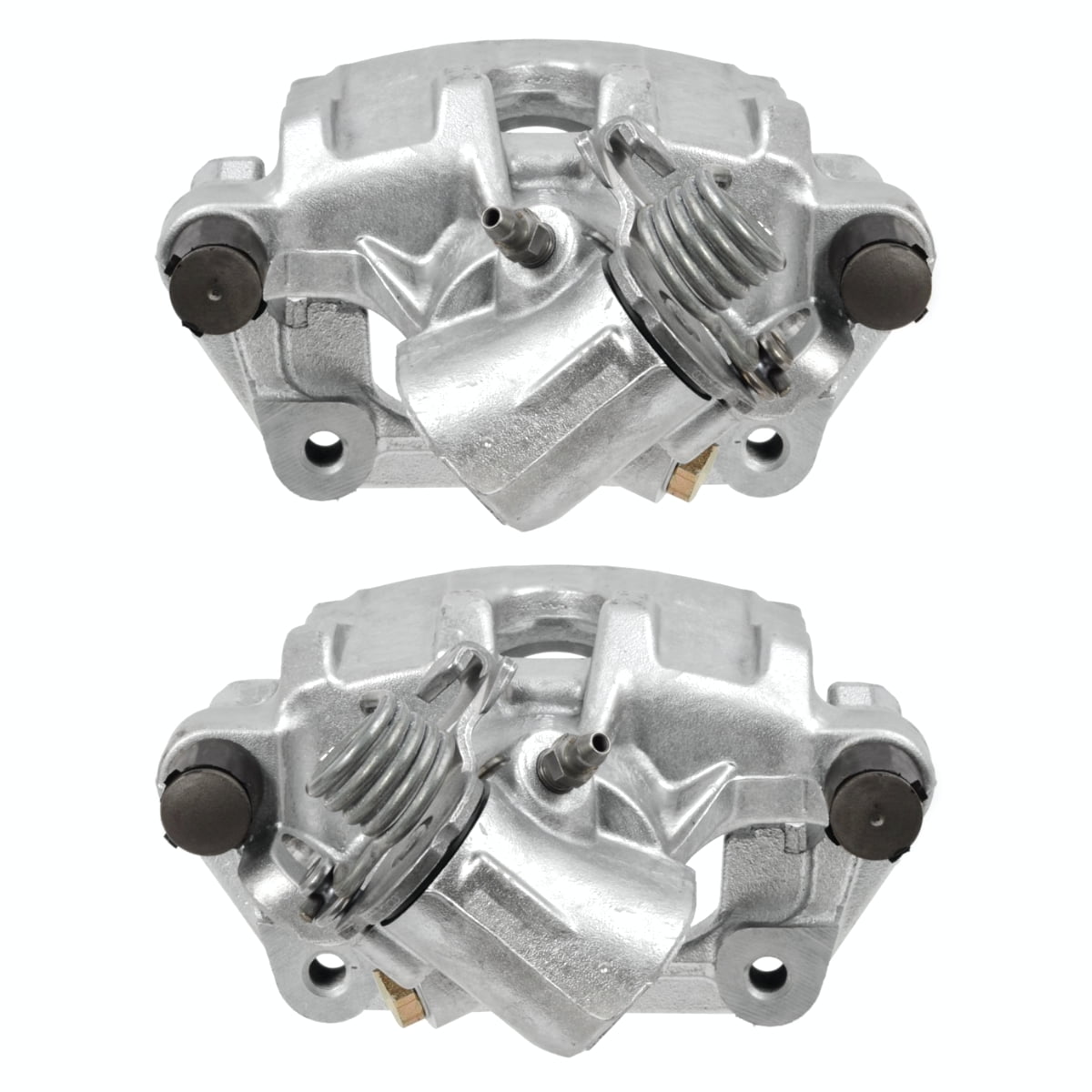 AutoShack New Brake Calipers with Bracket Assembly Set of 2 Rear Driver ...