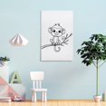Cute Monkey Poster (2) Picture Print Canvas Poster Wall Paint Art ...