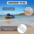 Boat Anchor Kit 13 lb Fluke Style Anchor, Hot Dipped Galvanized Steel ...