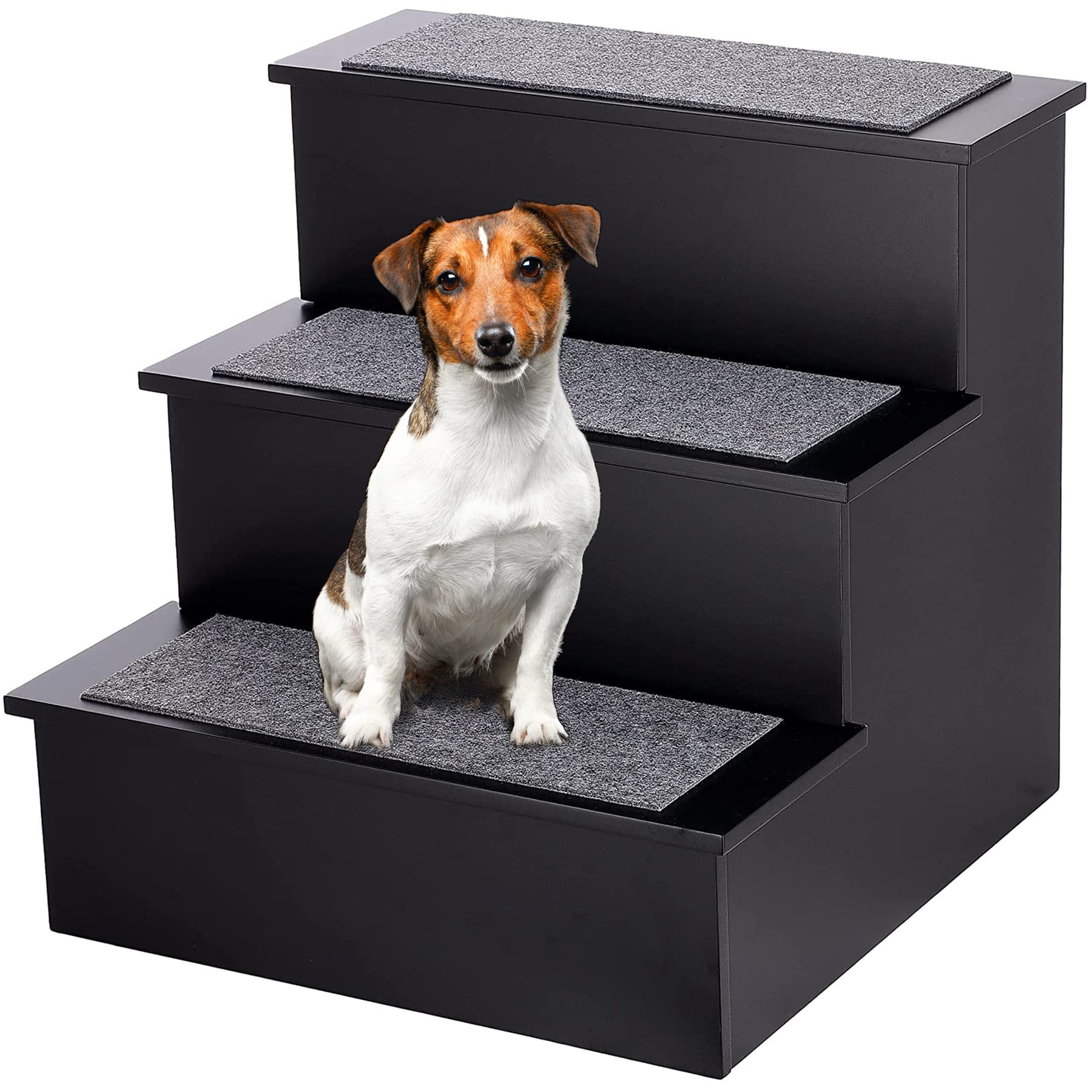 Pet Ramp Dog Steps For Bed & Couch | 21 Inch Foldable Pet Stairs, 3 ...