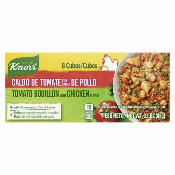 Knorr Shrimp Bouillon Cubes 3.1 oz 8 Pack Shelf Stable for Seafood ...