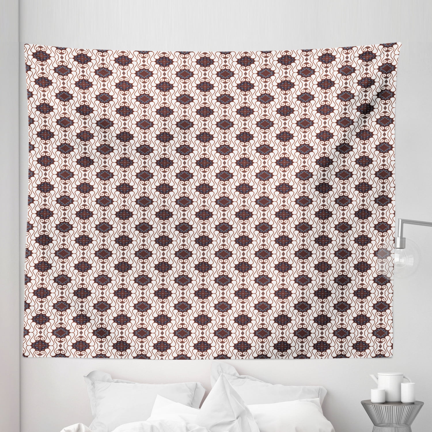 East Tapestry, Japanese Batik Pattern with Geometric Influences Dots ...