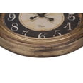 Clocks - 18" Round - Wall Clock - Antique Brown - Traditional - Walmart.com