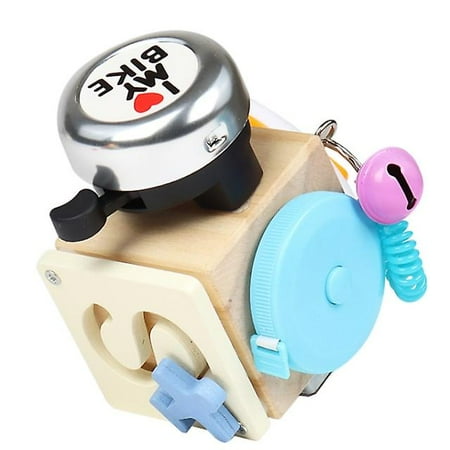 Wooden Busy Cube Children Hands-on Ability Training Lock Box Early ...