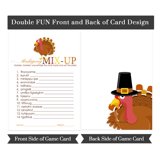 Paper Clever Party Thanksgiving Word Scramble Game Cards, 25 Pack, Fall ...
