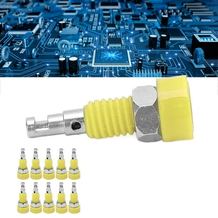 Banana 10pcs 2mm Banana Female Jack Socket Connector Adapter Panel Mini ...