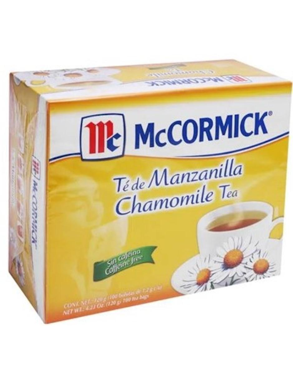Pack de 10 Té de Manzanilla McCormick de 100 sobres McCormick Caja ...