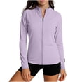 Antinious Women Solid Long Sleeve Zipper Breathable Sun Protection ...