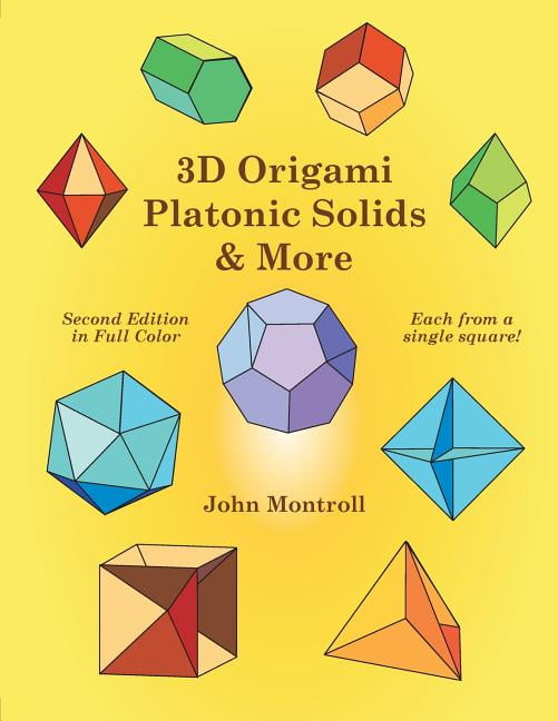 3D Origami Platonic Solids & More (Paperback) - Walmart.com