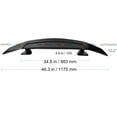 46inch Universal Rear Spoiler, Trunk Wing ABS Tail Decor, Pro Style ...