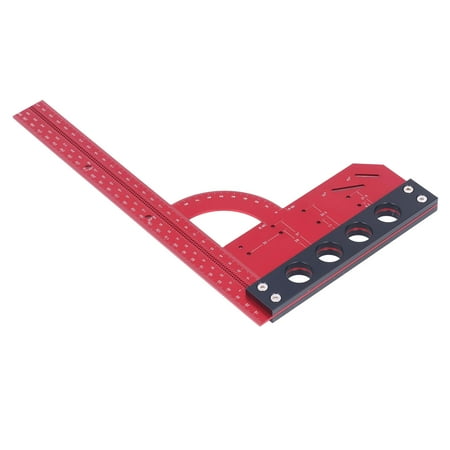 Aluminum Framing Woodworking Squares, Right Angle Scribing Ruler 4 Hole ...