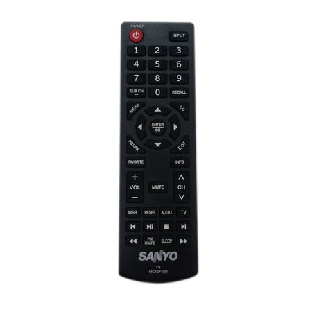 Original TV Remote Control for Sanyo FW48D25T Television | Walmart Canada