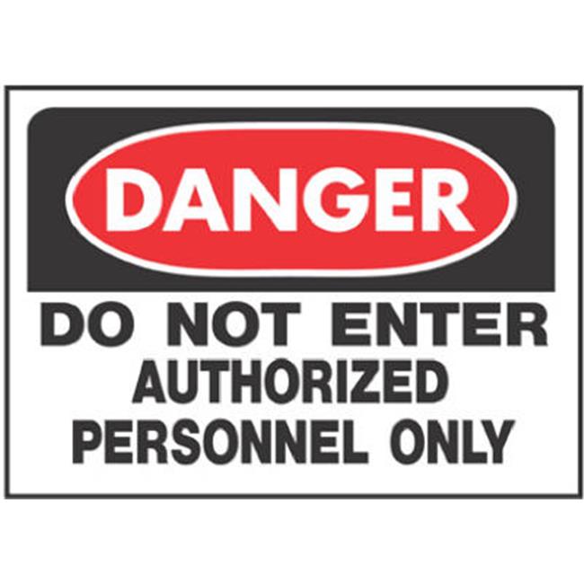 Hy-Ko Products 509 10 x 14 in. Do Not Enter Sign Pack of 5 - Walmart.com