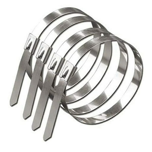 200 Bridas MetáLicas para Cables Bridas para Cables de Acero Inoxidable Bridas para Cables ...