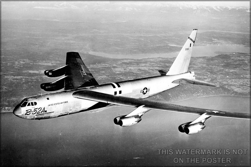 24"x36" Gallery Poster, B-52 Stratofortress b-52a p1 - Copy - Walmart.com