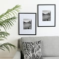 Mainstays 16"x20" Black 2 PC Frame Set, Matted for 8"x10" Pictures ...