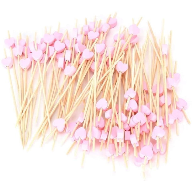 Cocktail Sticks 100 Counts Wood Toothpicks Party Supplies Ruffles ...