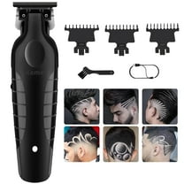 Kemei 2299 Home Haircut Kit: Cordless Barber Trimmer, Zero Gapped, Professional Electric Cutting ...