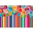 SUNOLIFE 7x5ft,Mexico Fiesta Party Backdrop Banner,Paper Flower Cinco ...